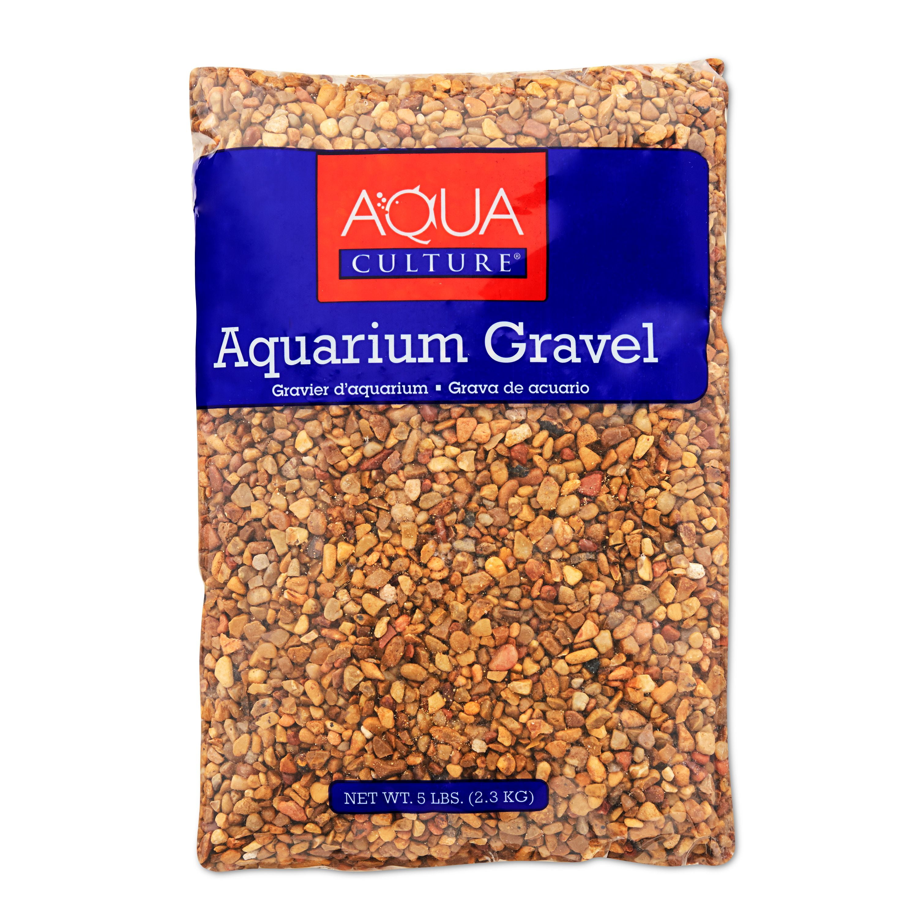Aqua Culture Neutral Aquarium Gravel, 5 lb, Natural Pebbles, Fish Tank ...