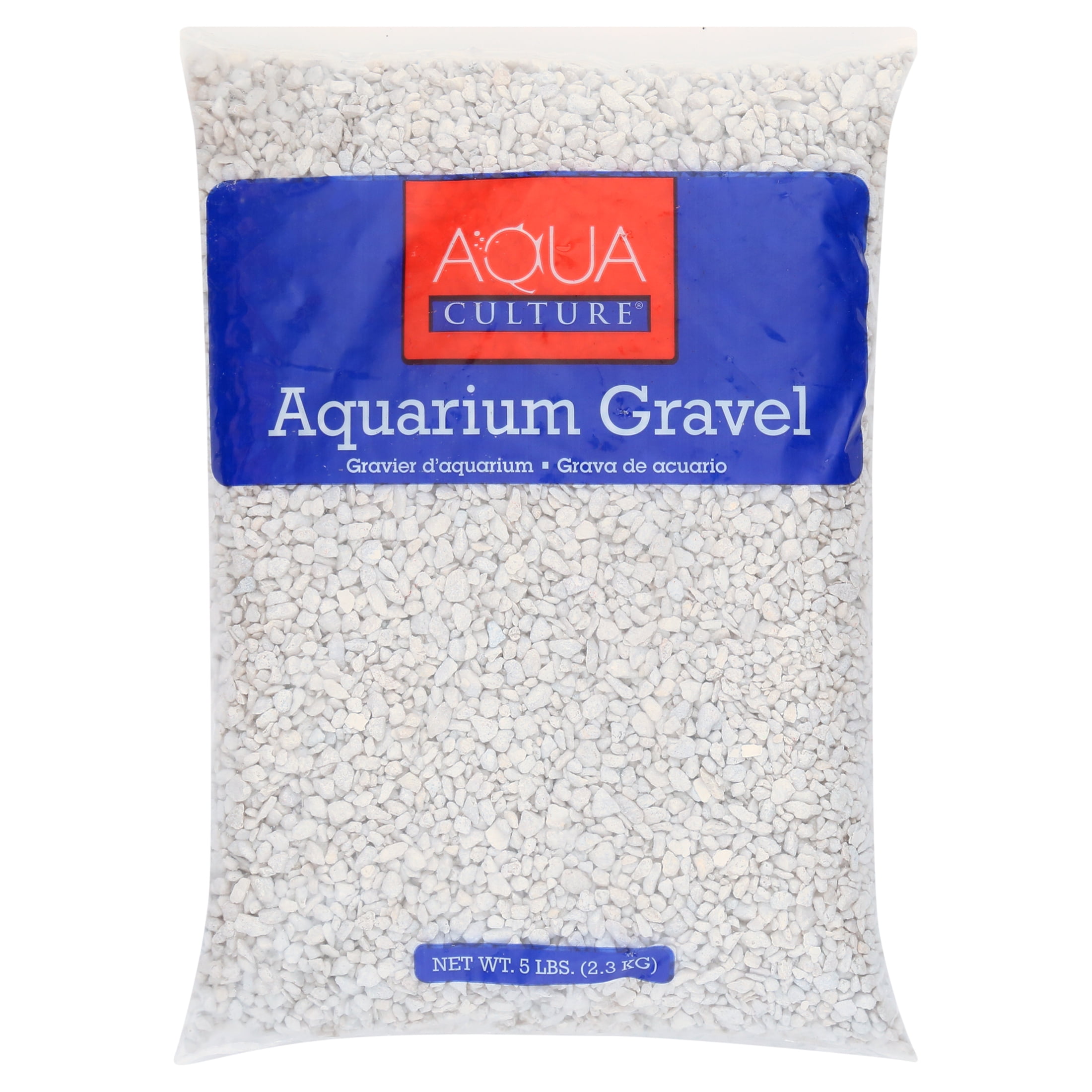 Aqua Culture Aquarium Gravel, White, 5 lb, Decorative Gravel for ...