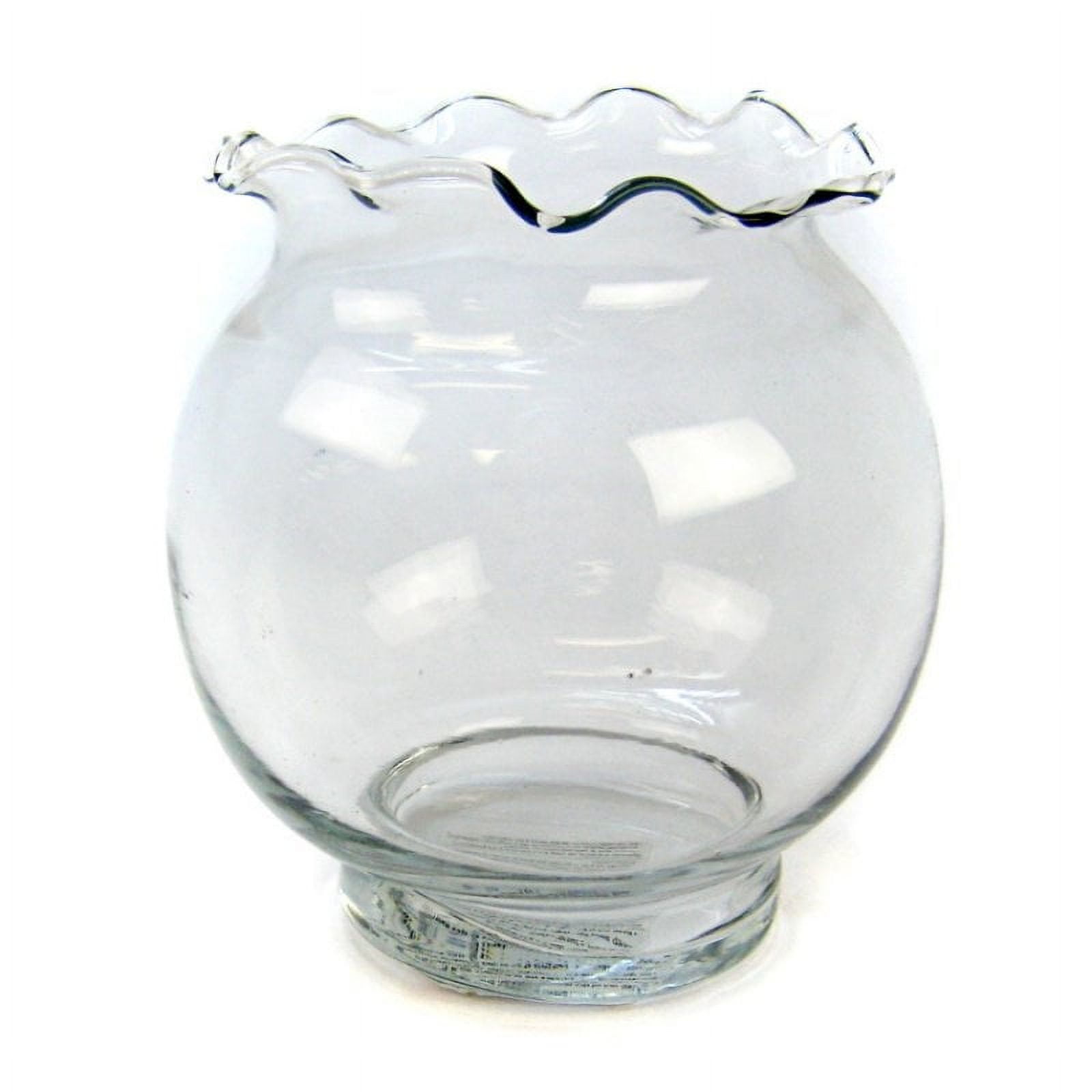 Aqua Culture Fluted Ivy Fish Bowl, 4.75 inch Diameter - Walmart.com