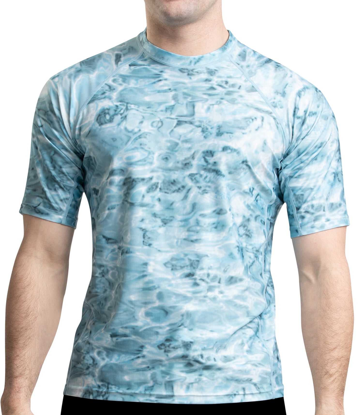 Aqua Design Rash Guard Men: UPF 50+ Short Sleeve Rashguard Swim Shirts ...