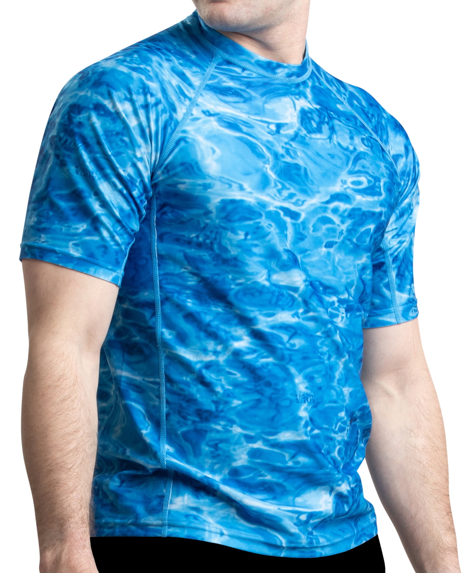 Aqua Design Rash Guard Men: UPF 50+ Short Sleeve Rashguard Swim Shirts ...