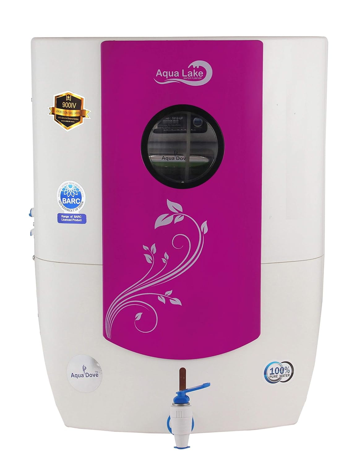 Aqua Dove Water Purifier with Adv SS UV Latest Technology ALW Purple ...