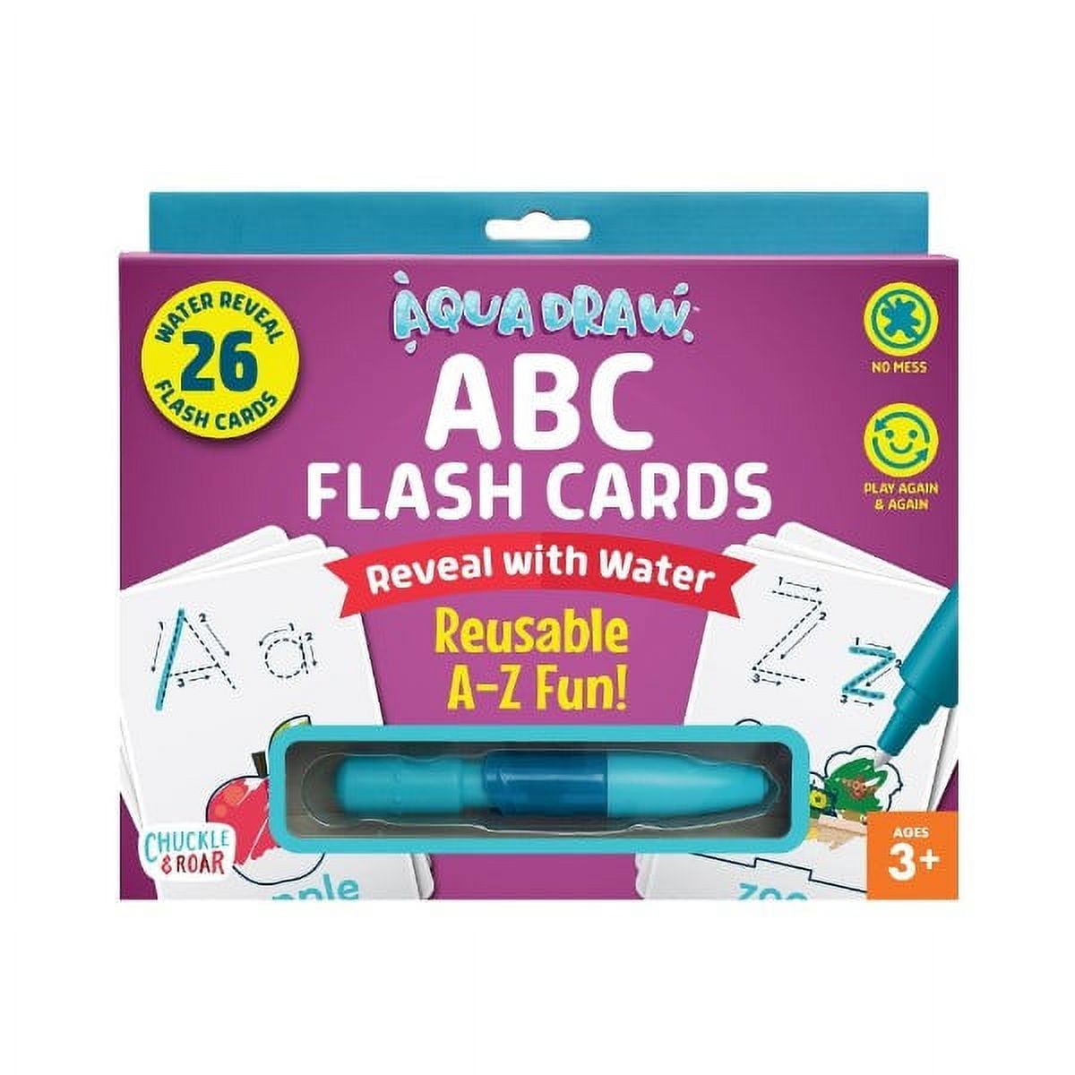 Aqua Draw ABCs Reusable Flash Cards - Chuckle & Roar - Walmart.com