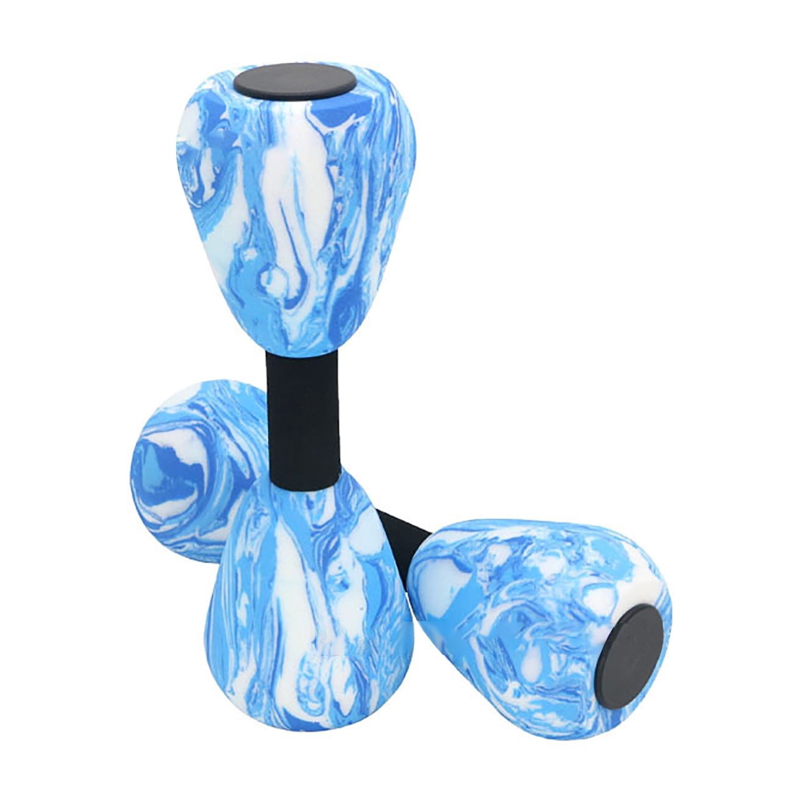 Aqua Dumbbells 2-Pack Floating Water Weights for Pool Fitness, Buoyant ...