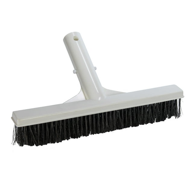 Aqua EZ - Stainless Steel Pool Brush 10 in. Wall Brush for Concrete ...