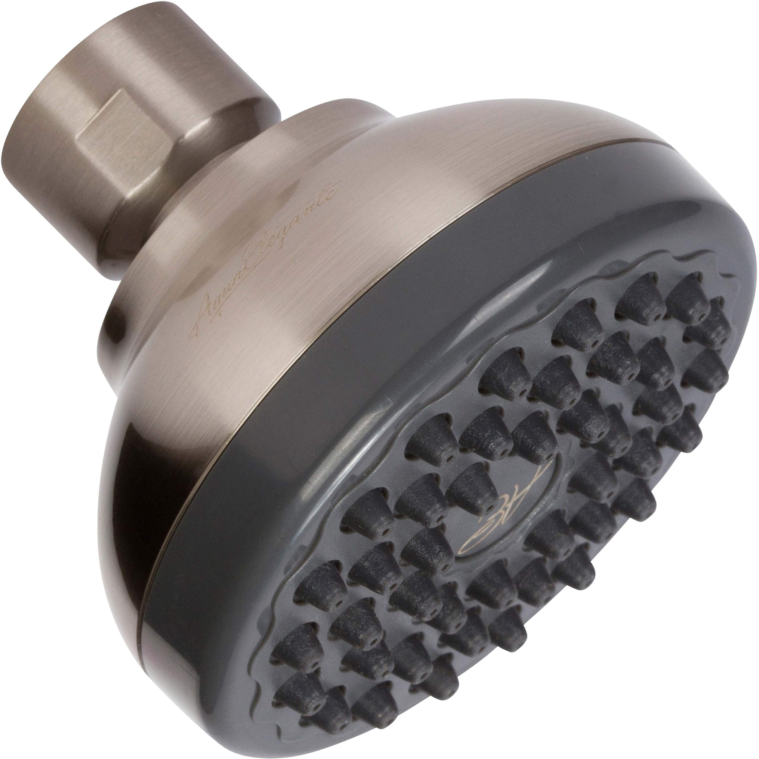 Aqua Elegante Pressure Boosting Shower Head for Low Flow Showers - 2.5 ...