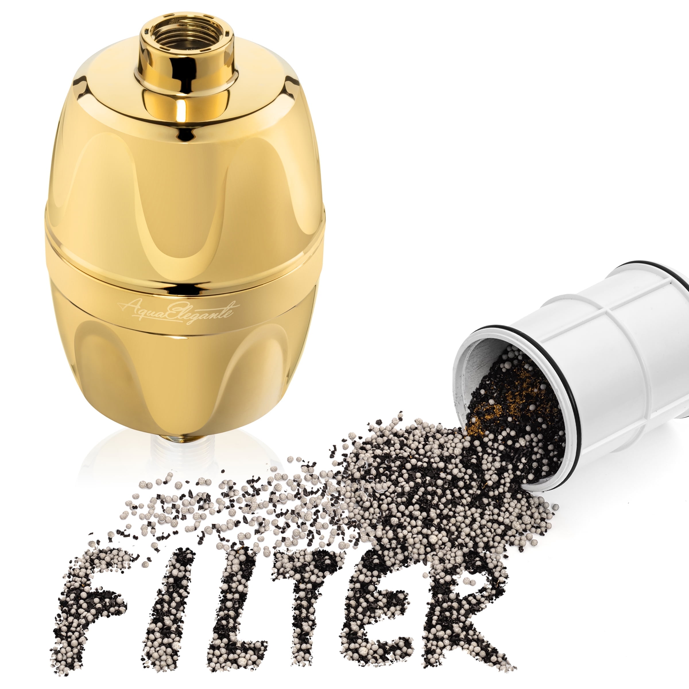 Aqua Elegante Shower Water Filter for Removing Chlorine and Hard ...