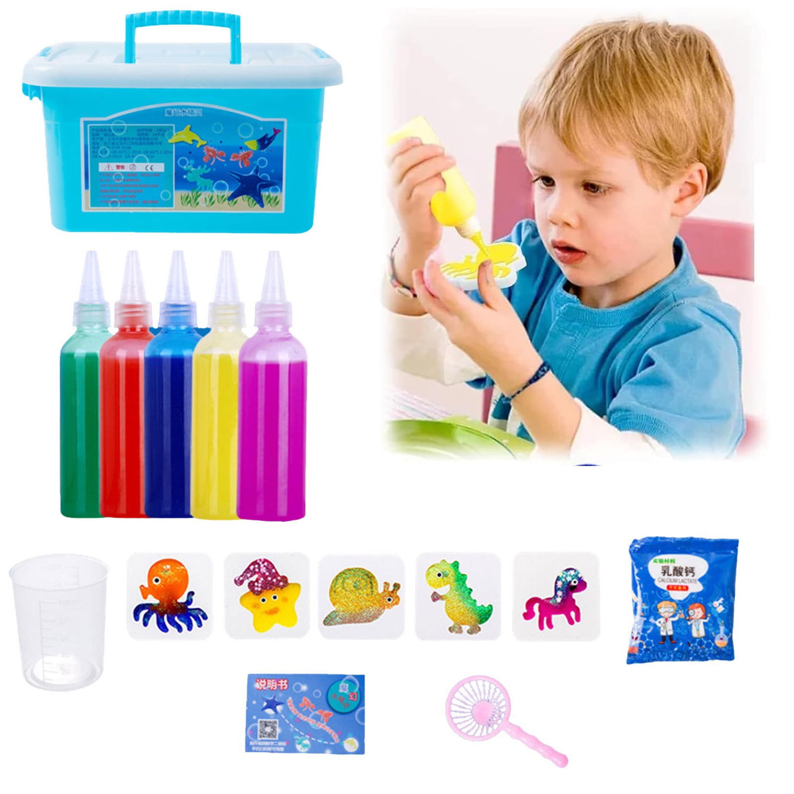 Aqua Fairy Magic Water Gel Kit Magic Water Elf Toy Kit Elf Jelly 3D DIY ...