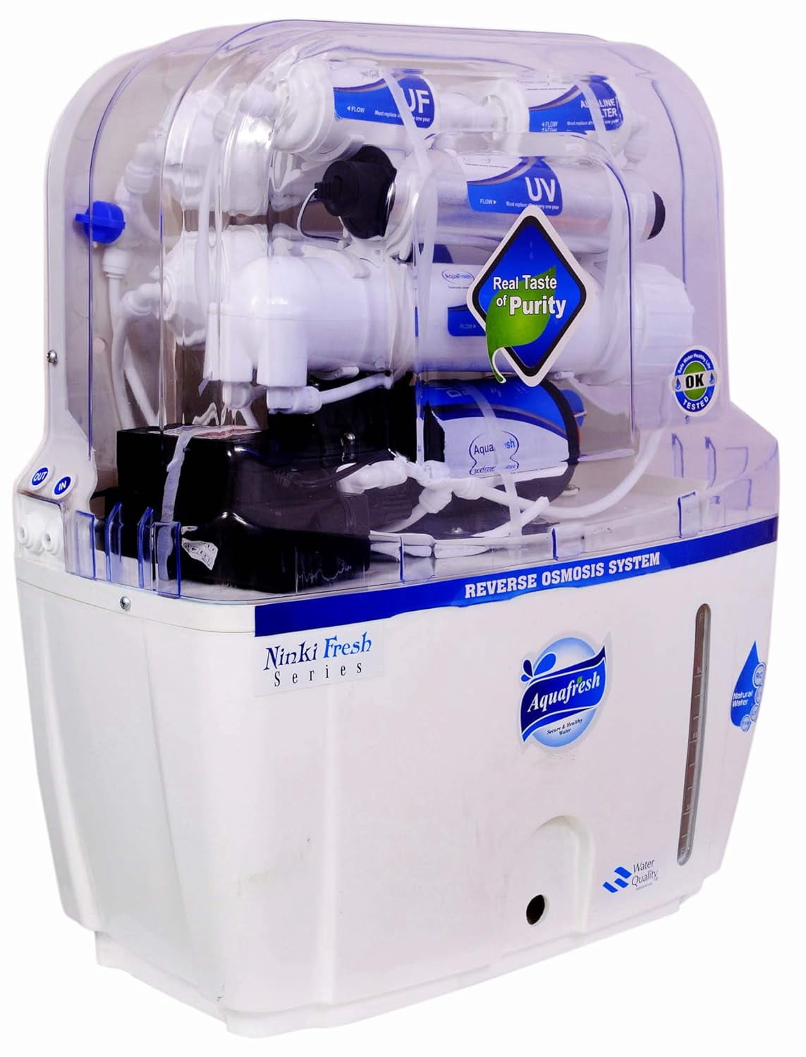 Aqua Fresh Aqua Mineral RO UV UF 10 LTR Water Purifier - Walmart.com