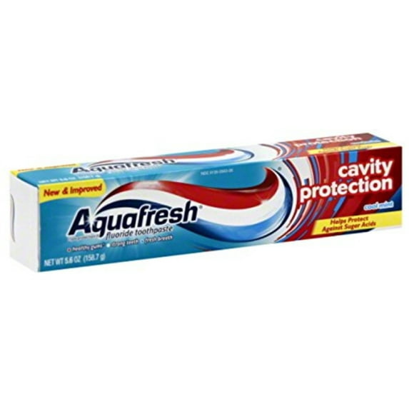 Aqua Fresh Cavity Protect Size Aqua Fresh Cavity Protection (Pack of 10 ...