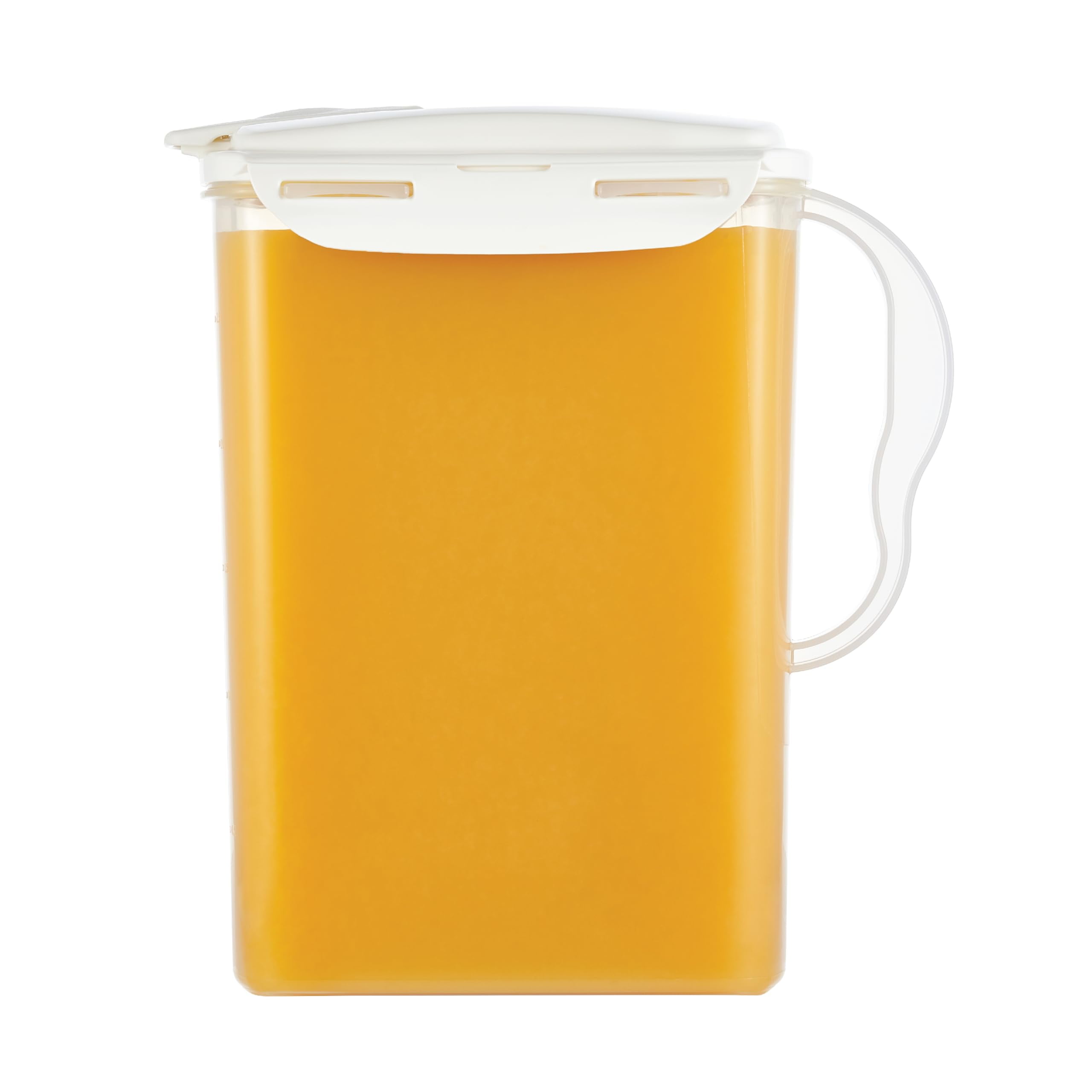 Aqua Fridge Door Water Jug - BPA Free Plastic Pitcher with Flip Top Lid ...