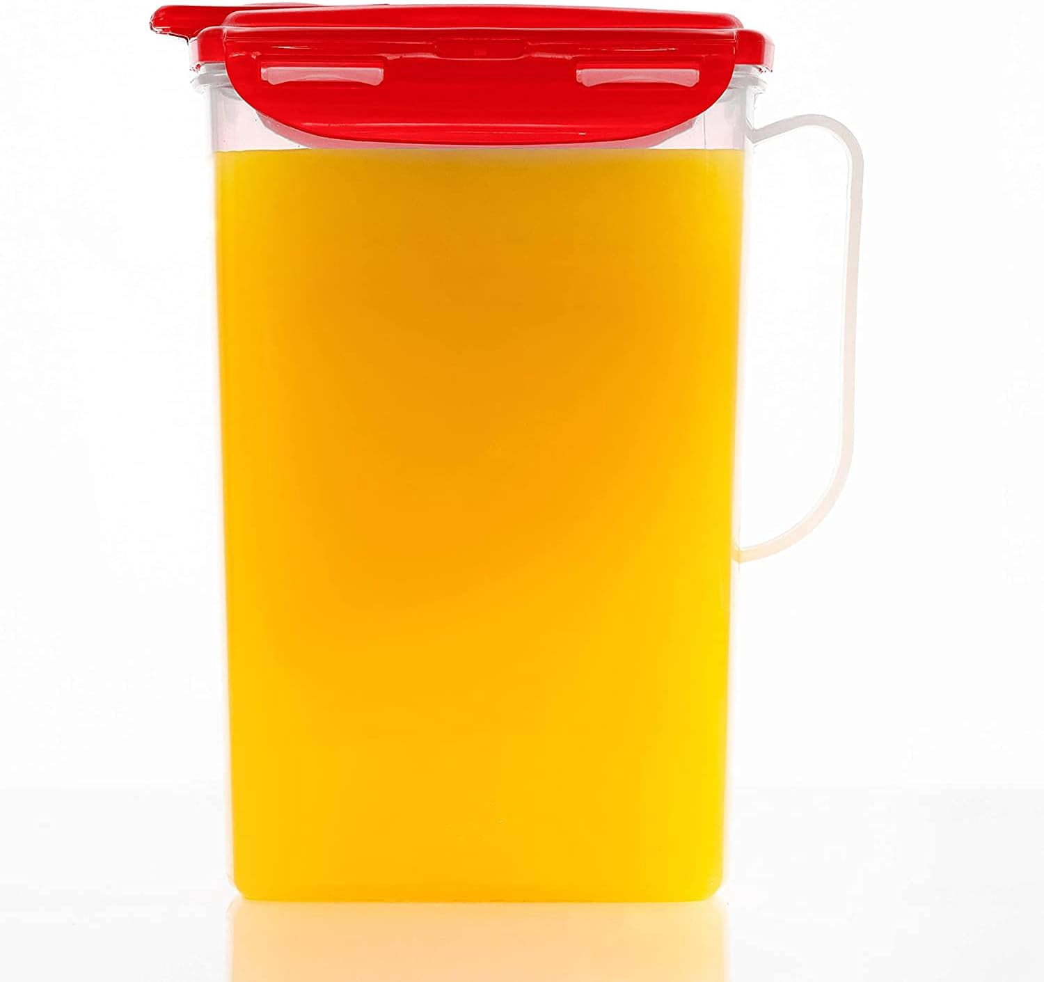 Aqua Fridge Door Water Jug with Handle BPA Free Plastic Pitcher with ...