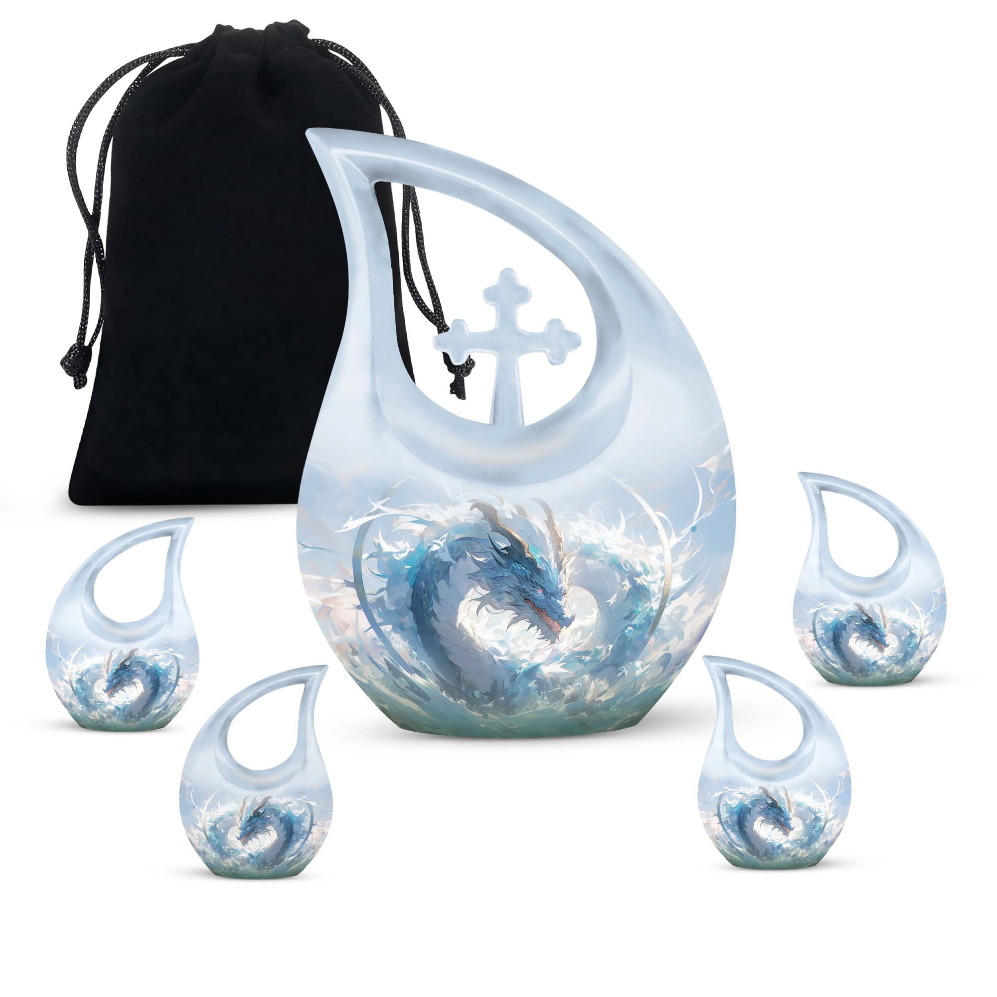 Aqua Fury The Water Urn - Small Urns For Human Ashes - Urn For Mom ...