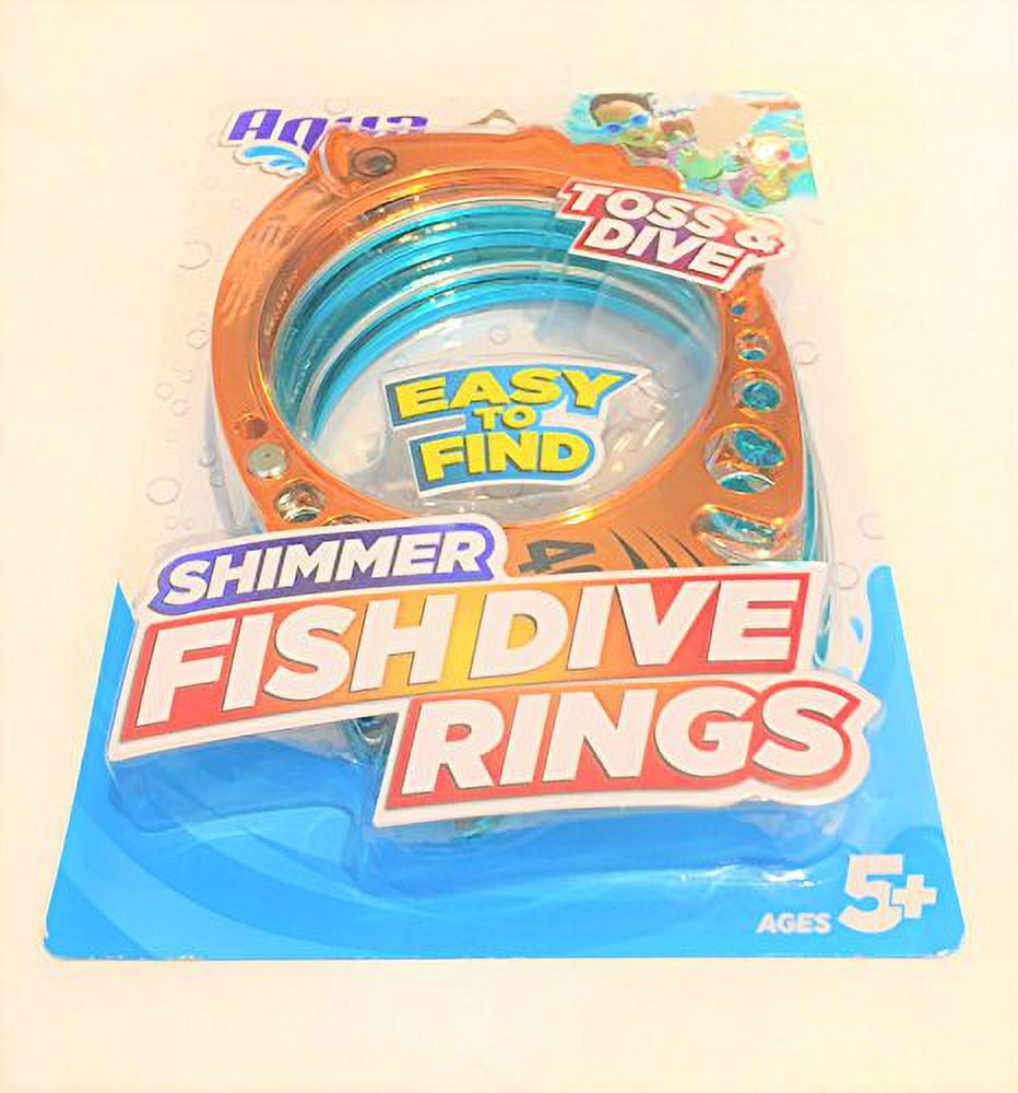 Aqua Games Toss & Dive Shimmer Fish Dive Rings (5 pcs) - Walmart.com