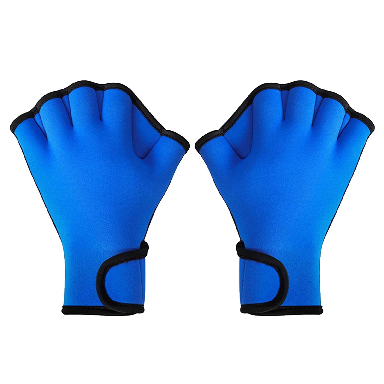 Aqua Gloves, Webbed Paddle Neoprene Gloves for Swim Fitness, Water ...