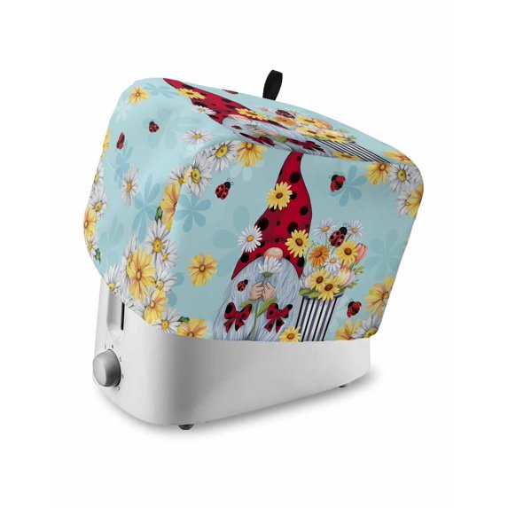 Aqua Gnomes Daisy Toaster Cover 2 Slice, Small Kitchen Appliance Covers ...