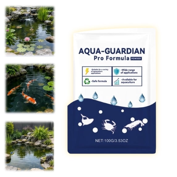 Aqua Guardian Pro Aquatic Care Powder 100g, 2026 New Easy-Mix Pond ...