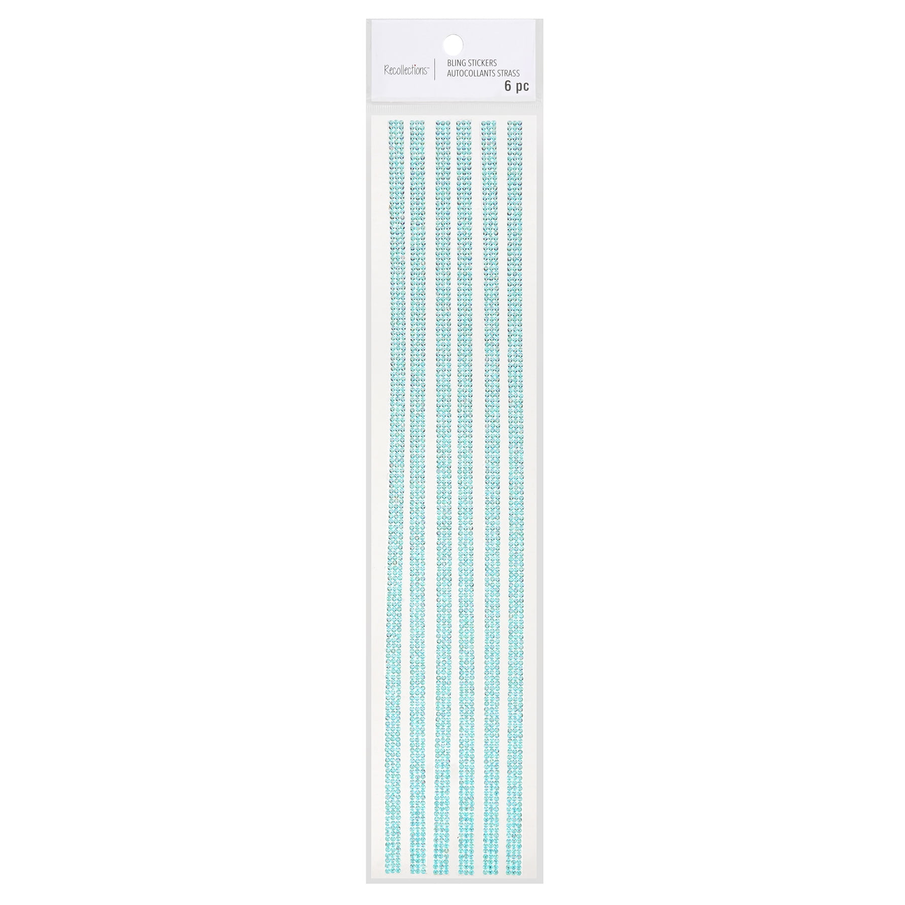 Aqua Iridescent Micro Gem Strips By Recollections™ - Walmart.com