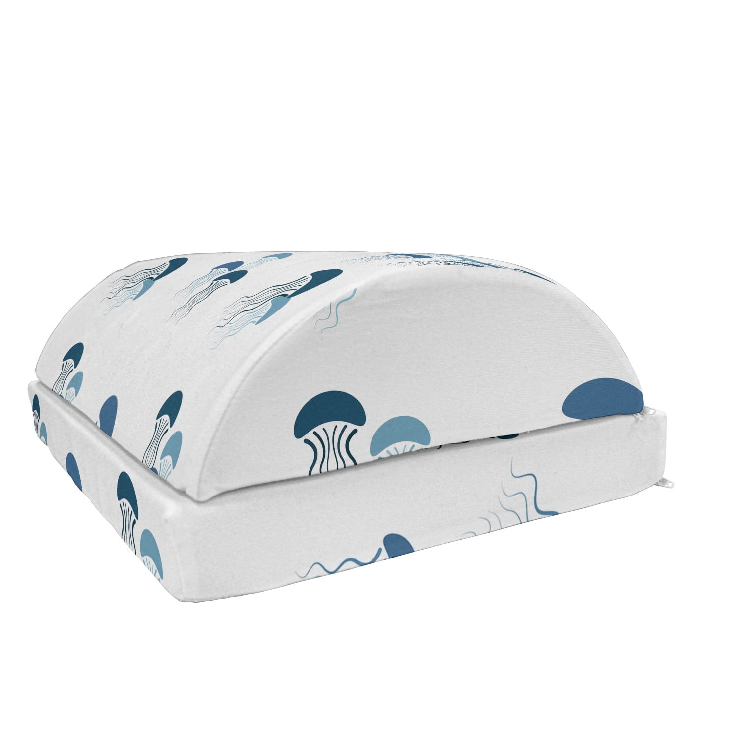 Aqua Jellyfish Foot Rest, Simplistic Layout of Floating Underwater ...