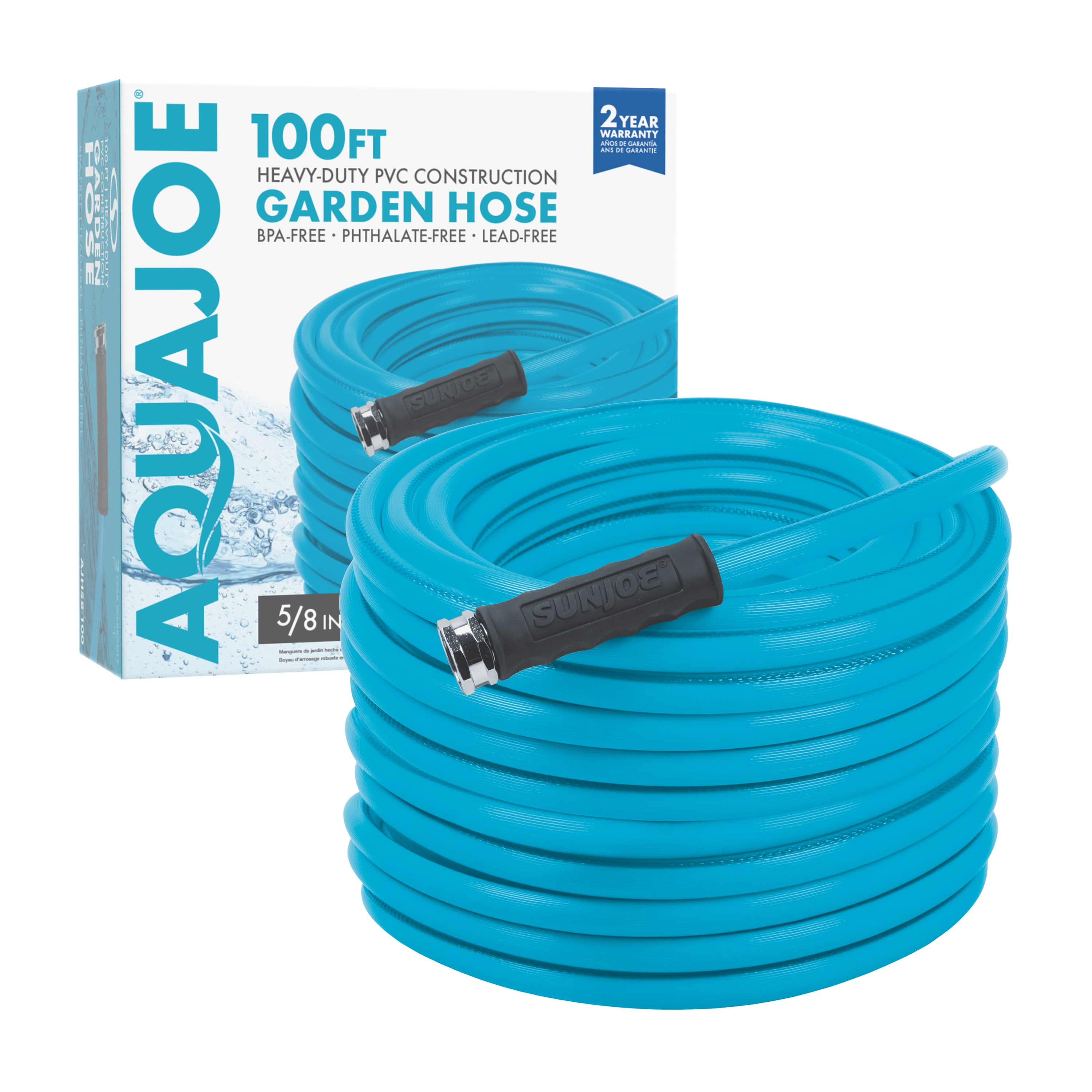 Aqua Joe AJH58-100 Heavy-Duty Garden Hose , 100-Foot , 5/8-Inch Flow ...