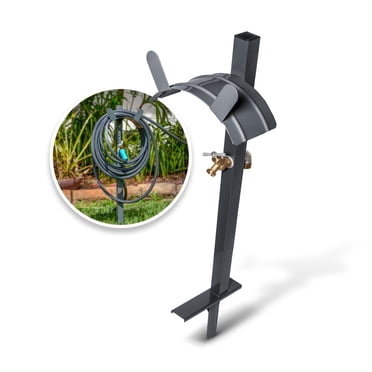 Lewis Tools Yard Butler Heavy Duty Outdoor Garden Hose Bib Extender ...