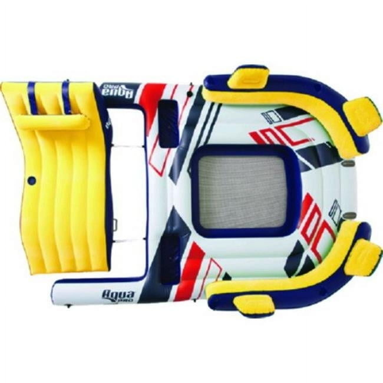 Aqua Leisure 130 x 93 in. 6-7 Person Giant Part Raft with Detachable ...