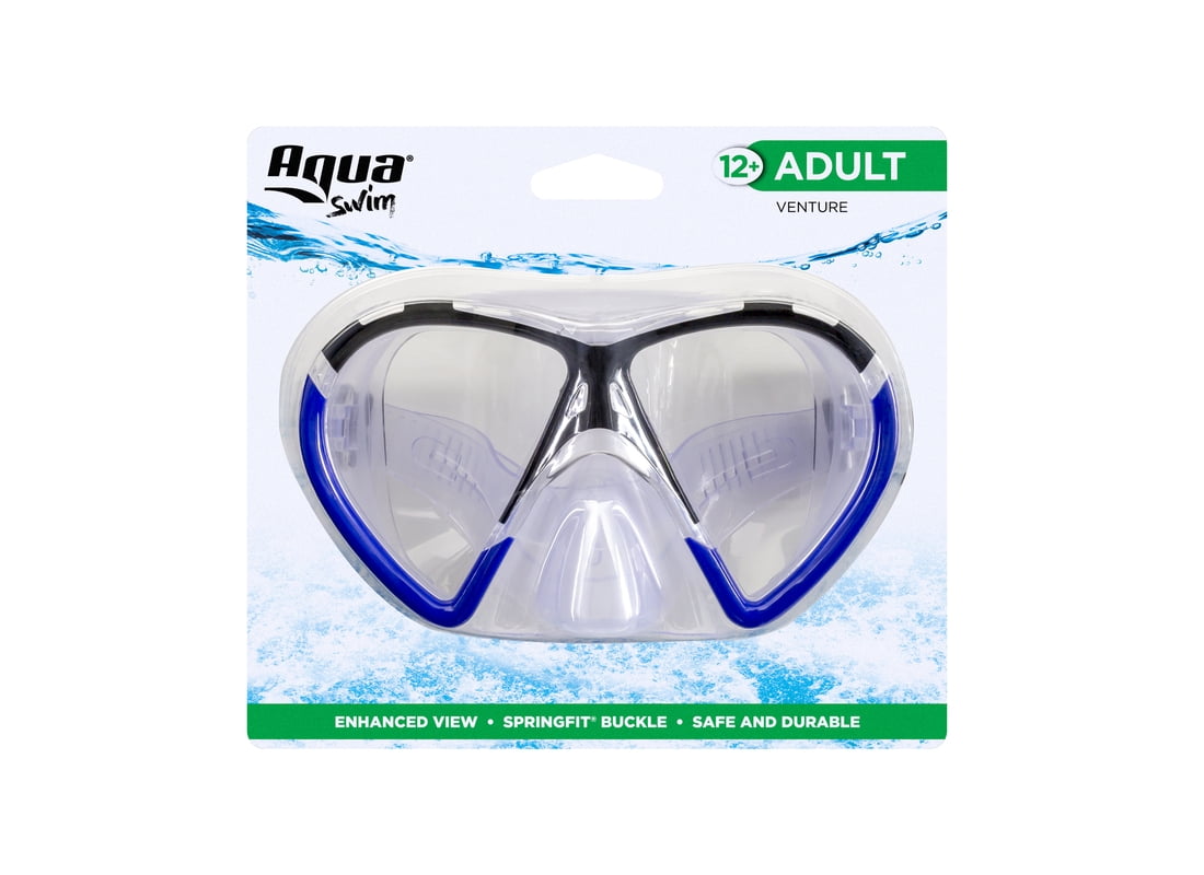 Aqua Leisure Adult Dual Lens Swim Mask - Walmart.com