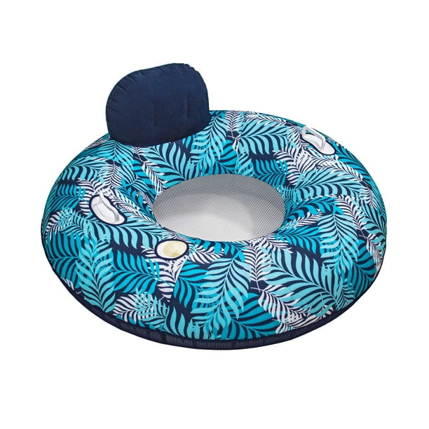 Aqua Leisure Oversized Blue Adult Cooling Pool Float and Lake Tube ...