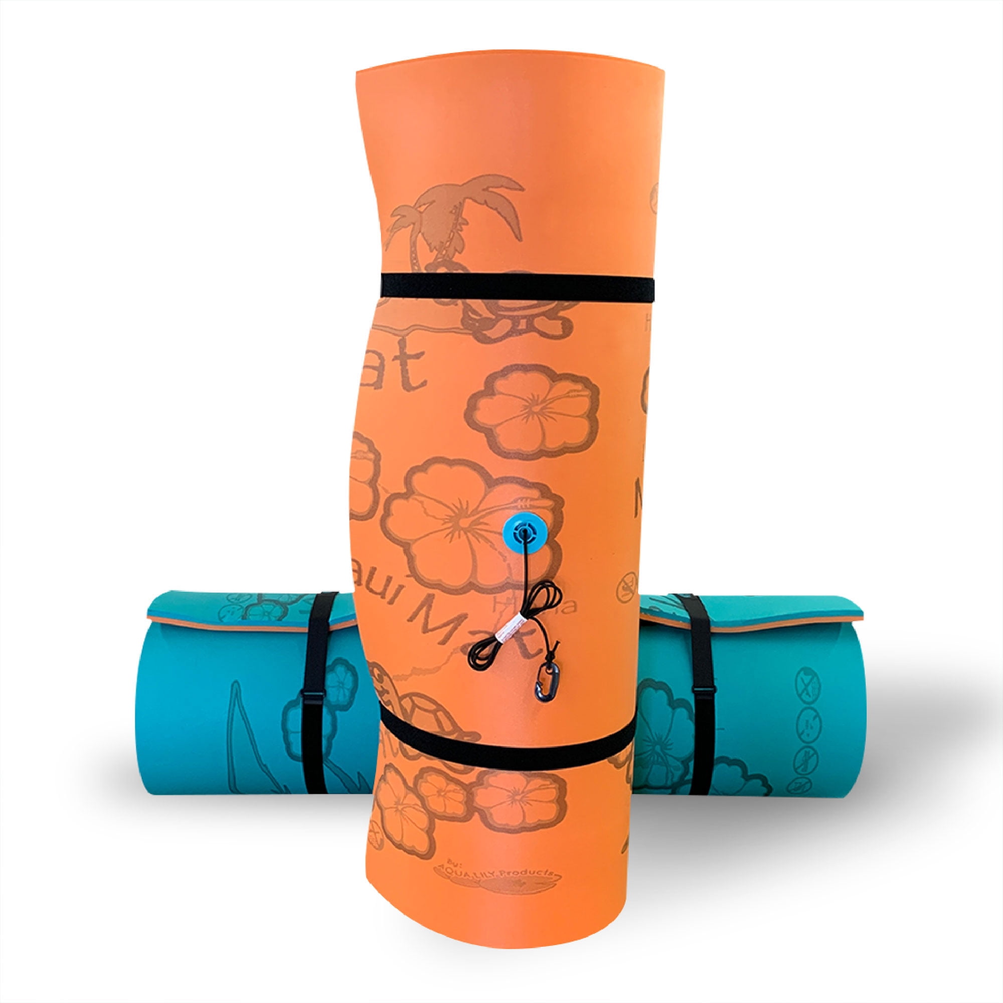 Aqua Lily Pad Maui Mat Floating Playground, 20 Ft Foam Island Float for ...