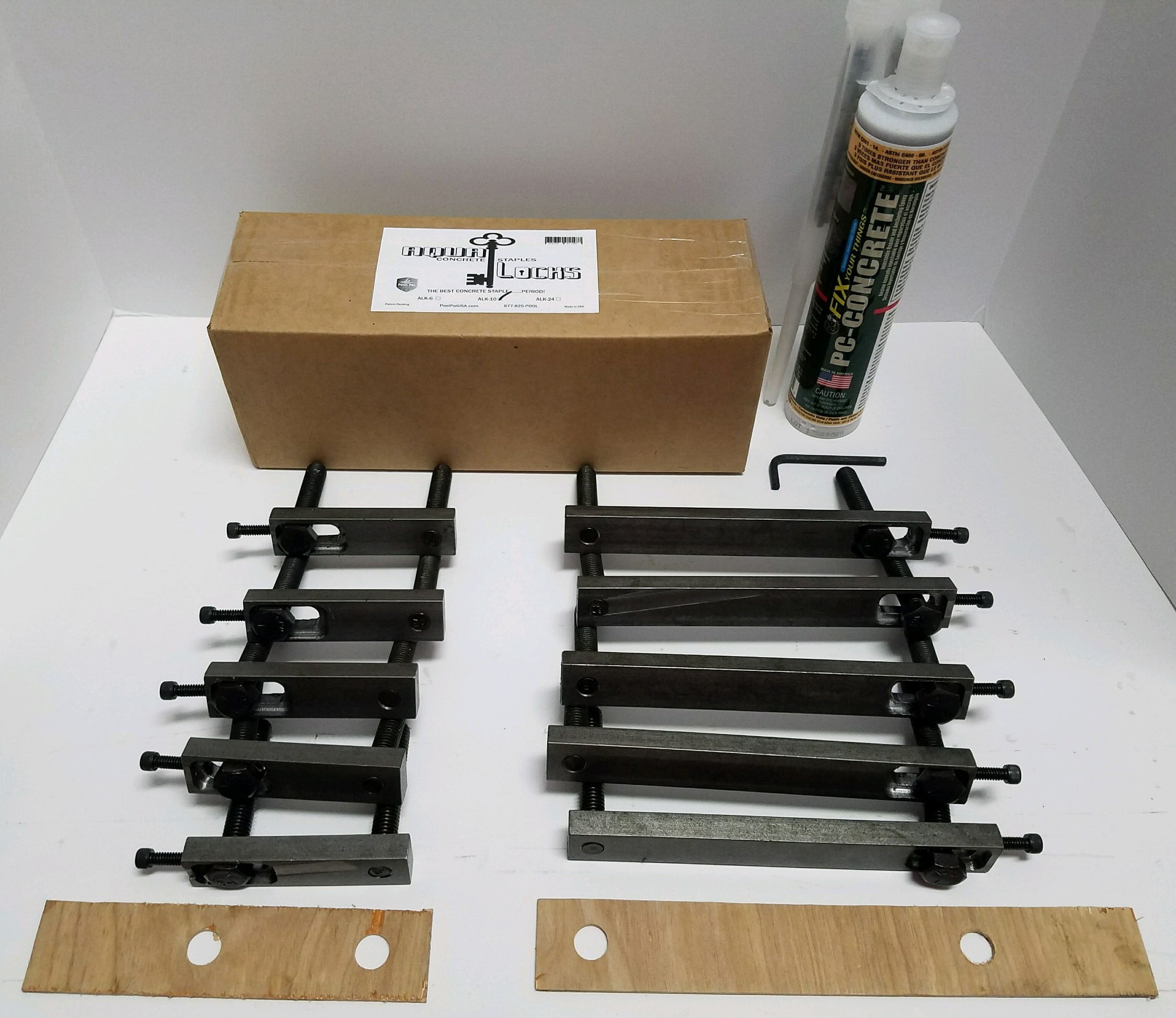 Aqua Locks Concrete Repair Staple Kit - Walmart.com