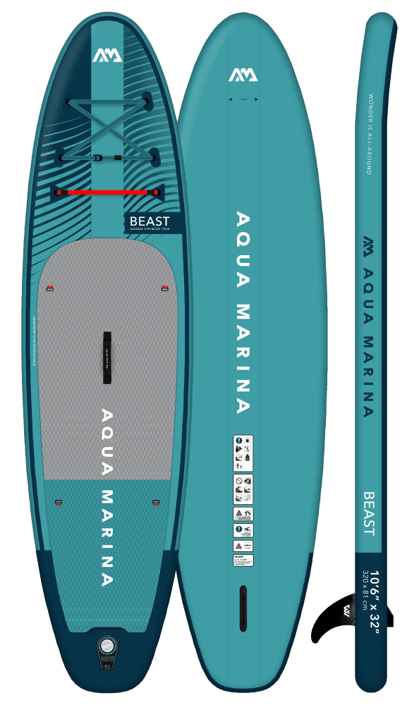 Aqua Marina Beast Advanced All-around iSUP, 3.2m/15cm, with carbon ...