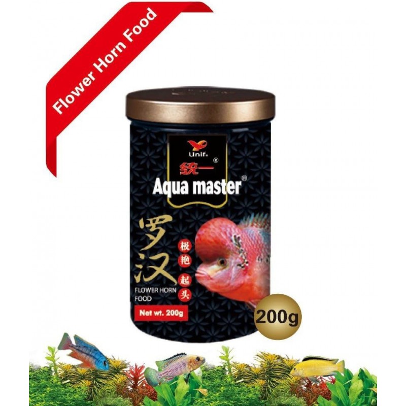 Aqua Master Flowerhorn Super Red Color 200g - Medium Pellet - Walmart.com
