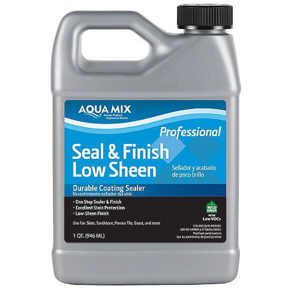 Aqua Mix Seal & Finish Low Sheen Durable Coating Sealer 32 oz - Walmart.com