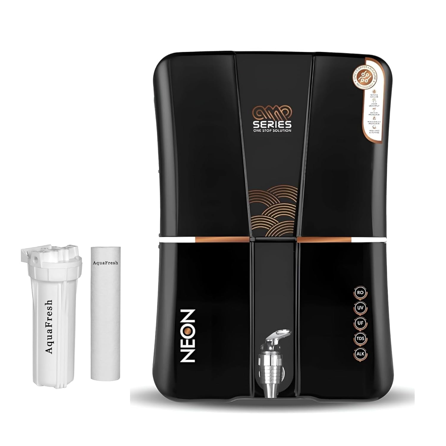 Aqua Neon12 Litre Copper RO UV UF TDS Adjuster Pure Copper Water Purifier Dispenser Machine ...