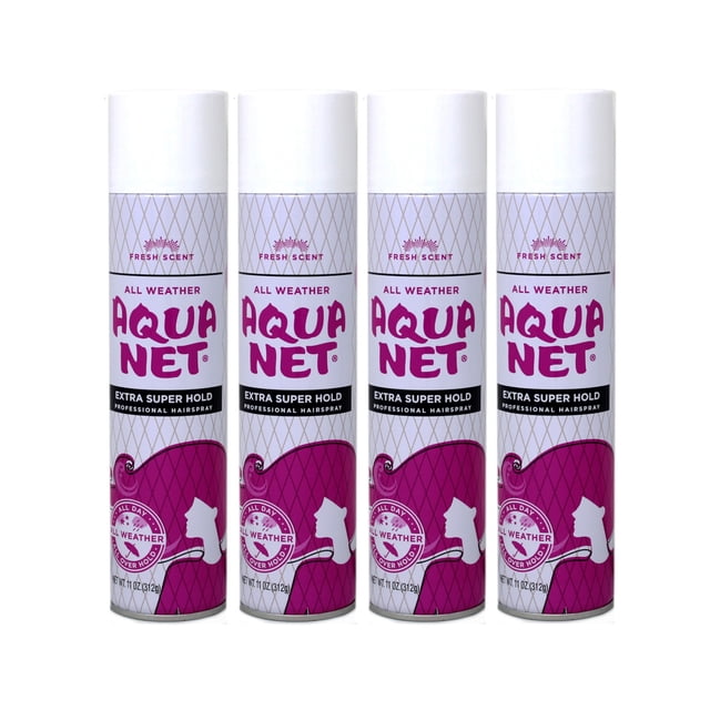 Aqua Net Professional Hair Spray Extra Super Hold Fresh Fragrance 11 oz ...