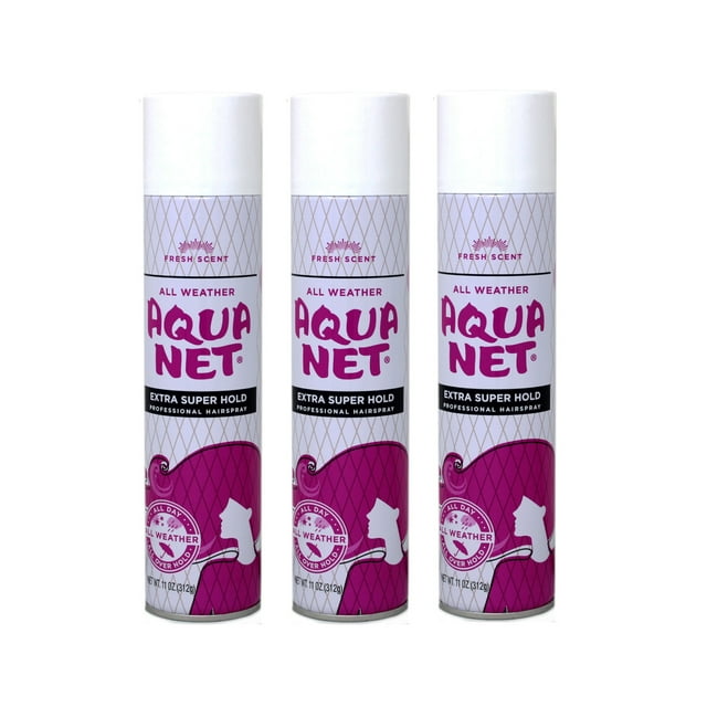 Aqua Net Professional Hair Spray Aerosol, Extra Super Hold, Fresh ...