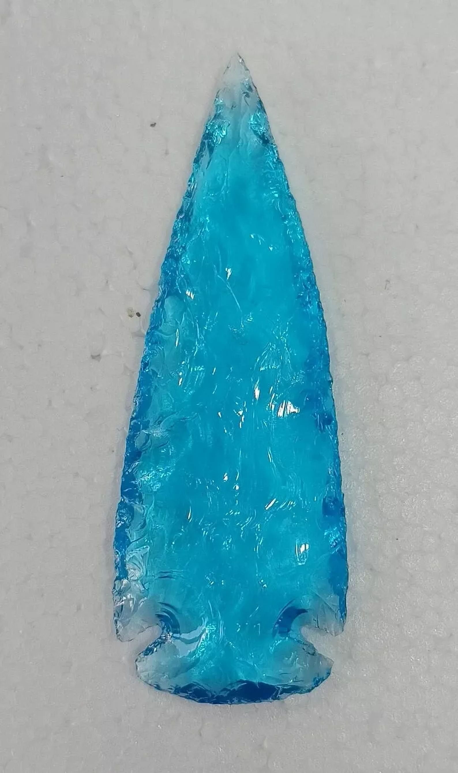 Aqua Obsidian Spearhead Large Arrowhead Crystal for Healing & Jewelry ...