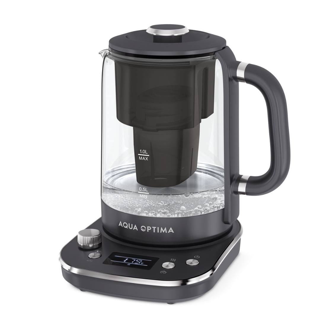 Aqua Optima Electric Kettle with Water Filter, 1500W fast boil, 1.7L ...