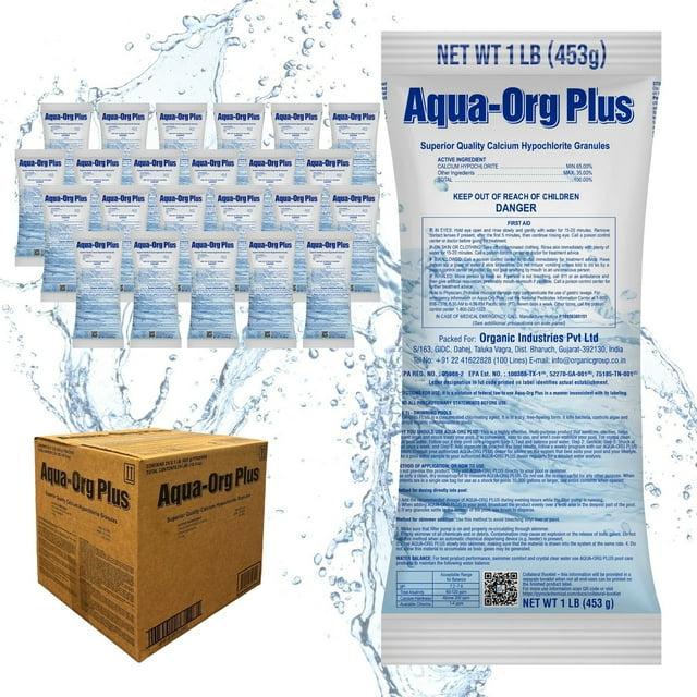 Aqua-Org Plus Calcium Hypochlorite Chlorinating Shock Treatment for ...