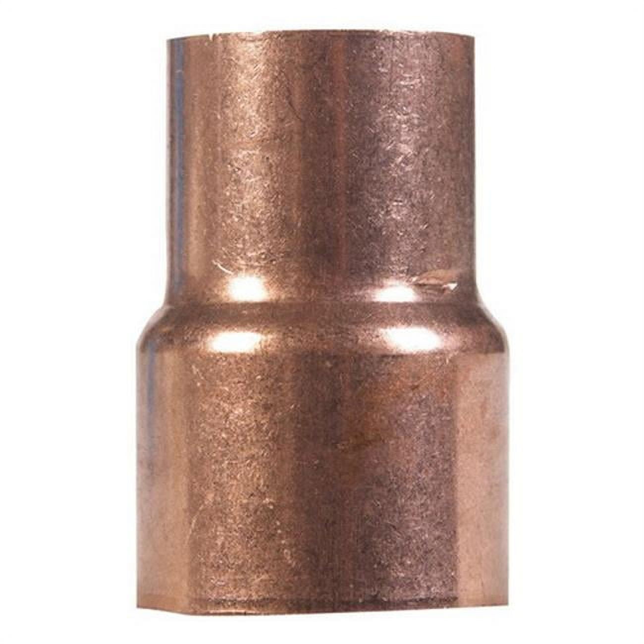 Aqua Plumb 5535090 1-1/2 x 1-1/4" Copper Red Coupling - Walmart.com