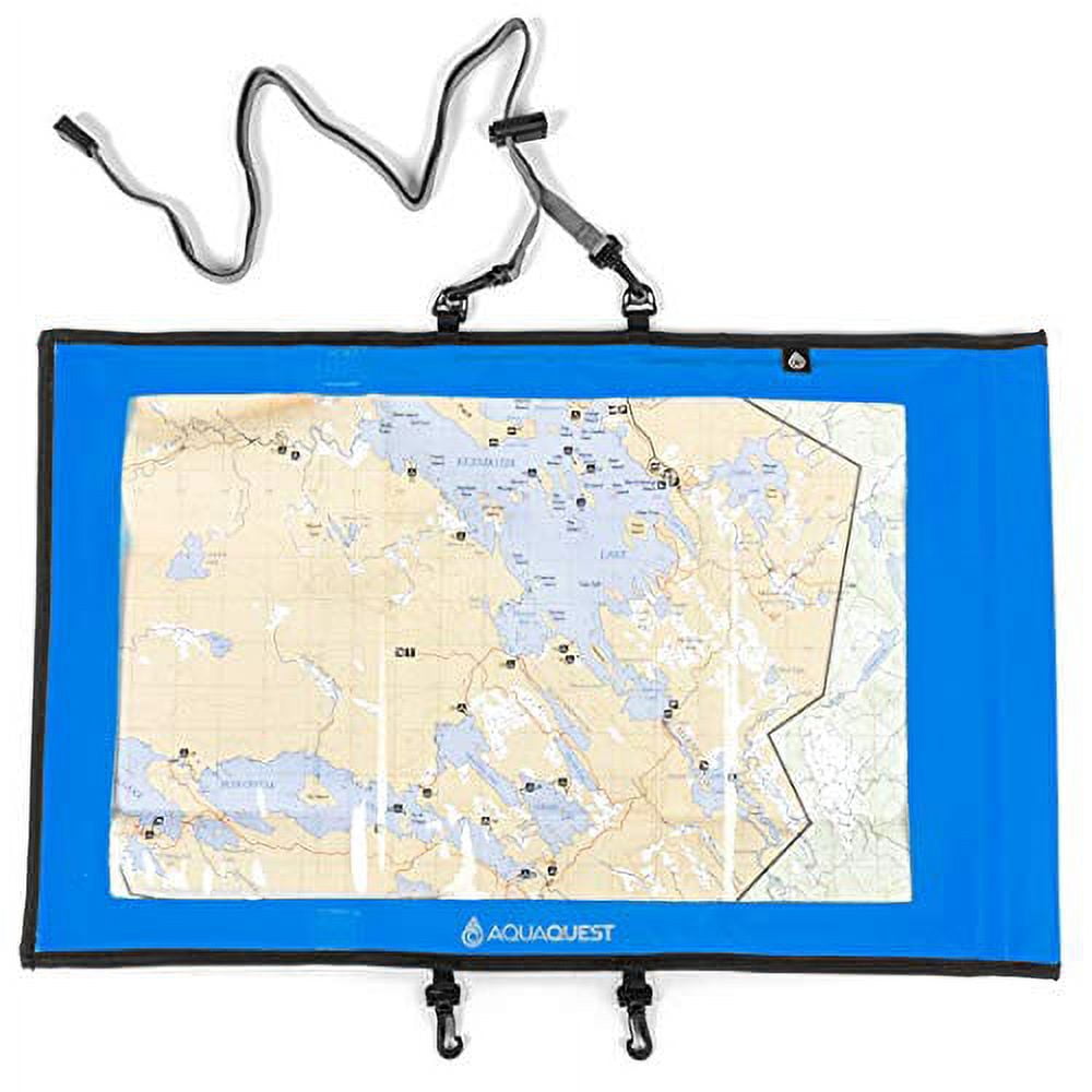 Aqua Quest Trail Map Case - 100% Waterproof Document Dry Bag Holder ...