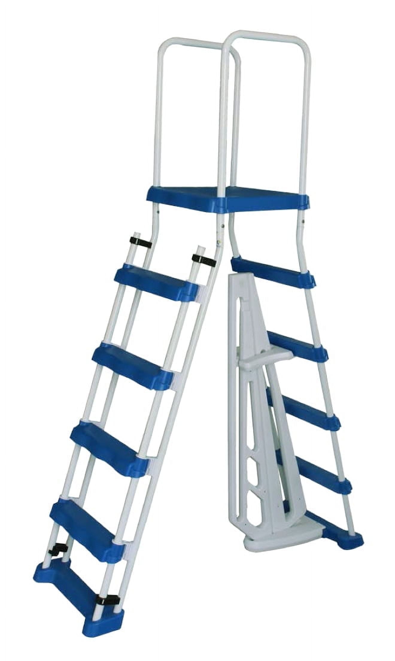 Aqua Select A-Frame Pool Ladder with Removable Steps for Above Ground ...