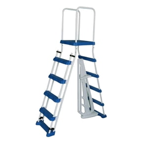 Aqua Select Outdoor Pool Resin Step in a Box, Ultra Sturdy, White ...