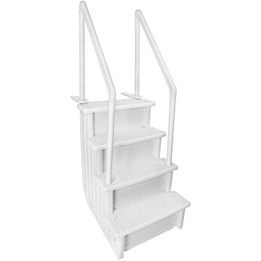 Ocean Blue Above Ground Swimming Pool Mighty Step and Safety Ladder Set ...