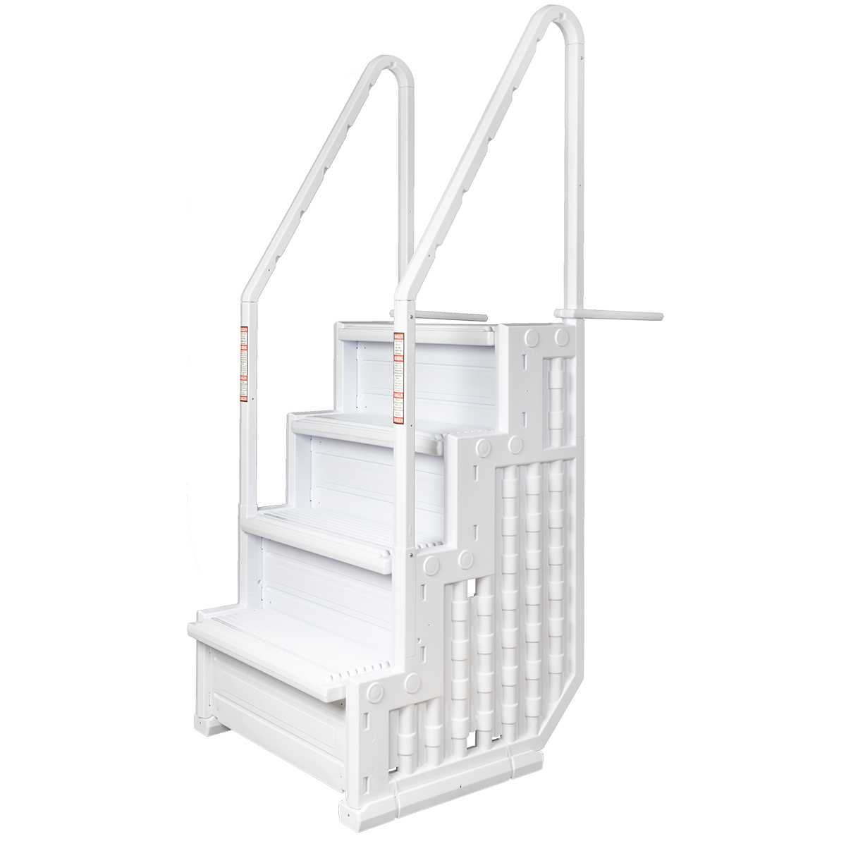 Heavy Duty Resin In-Pool Above Ground Swimming Pool Ladder - White ...
