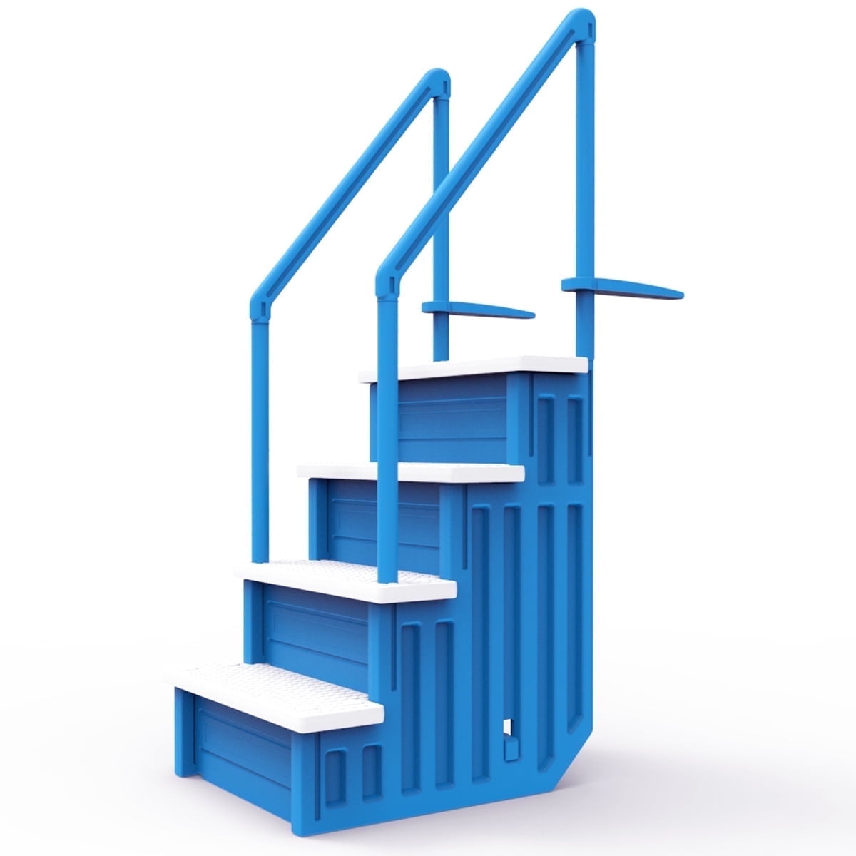 "Aqua Select Anti-Slip Steps & Safety Ladder for 48-54""H Heavy Duty ...