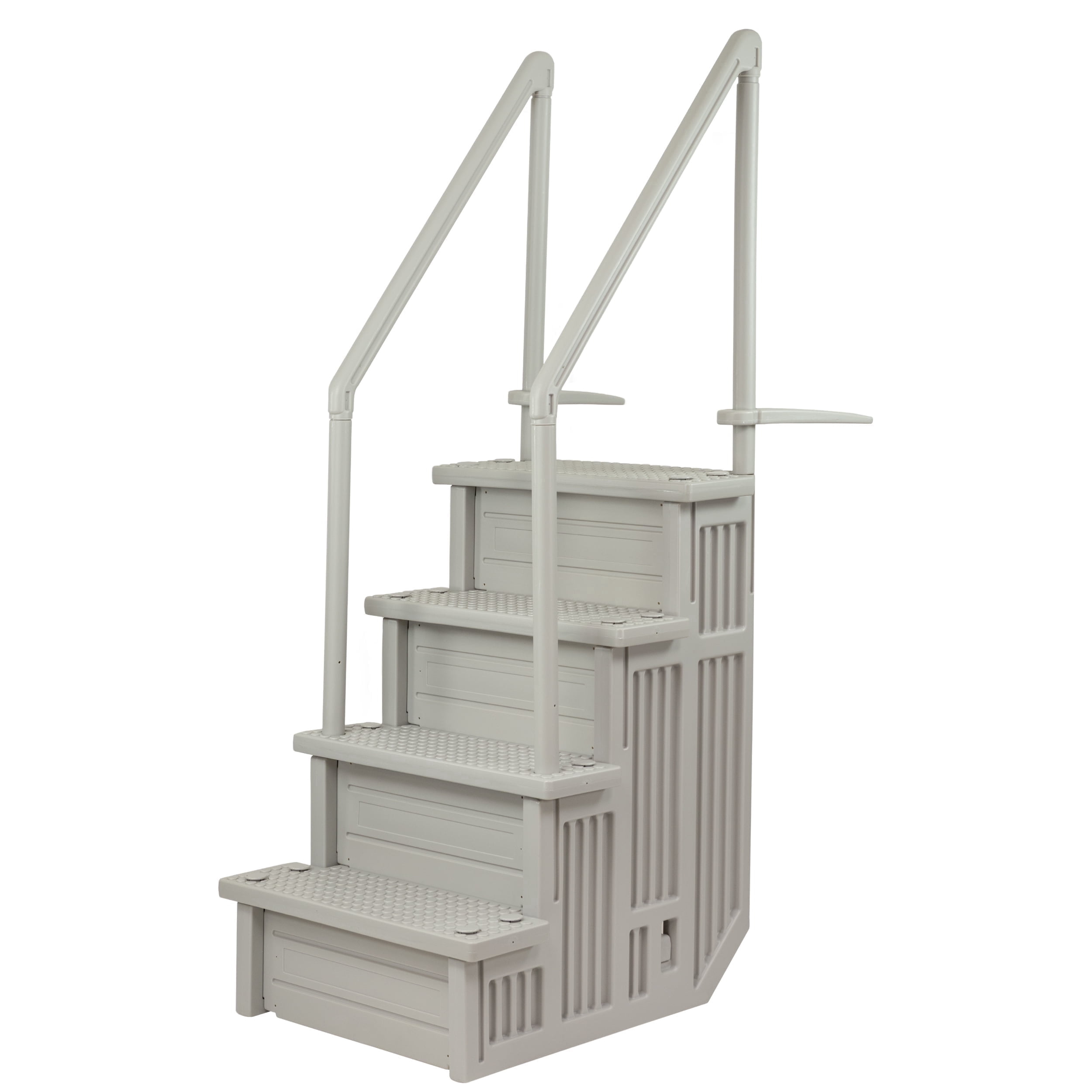 Aqua Select Cloud Gray Anti-Slip In-Pool Steps with Cloud Gray Steps ...