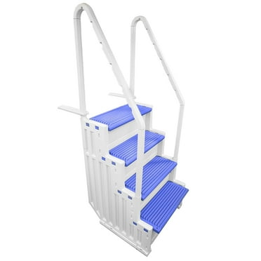 "Ocean Blue Mighty Step 38"" Non-Slip Steps for Above Ground Swimming ...