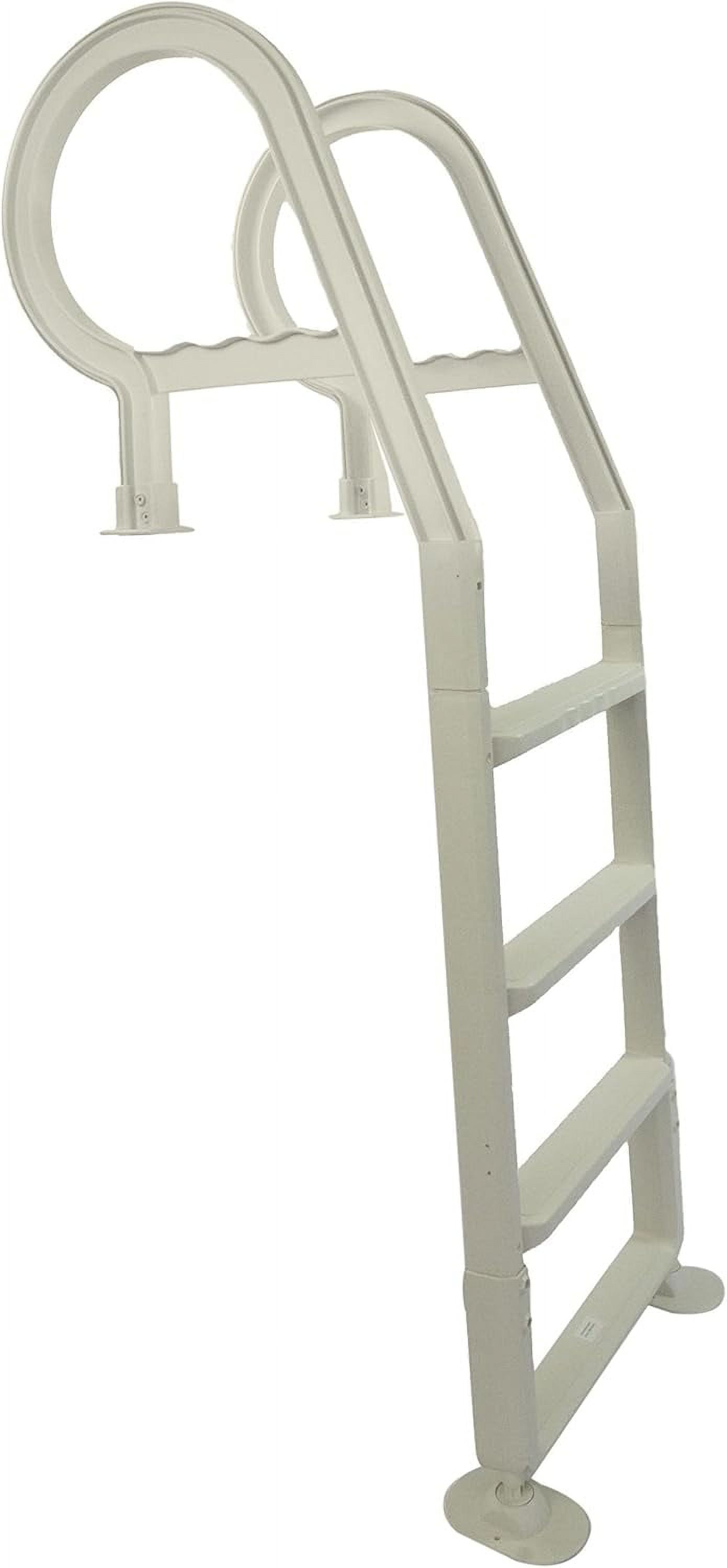 Aqua Select Heavy-Duty in-Pool Ladder | Grey | Supports 300 Pounds ...