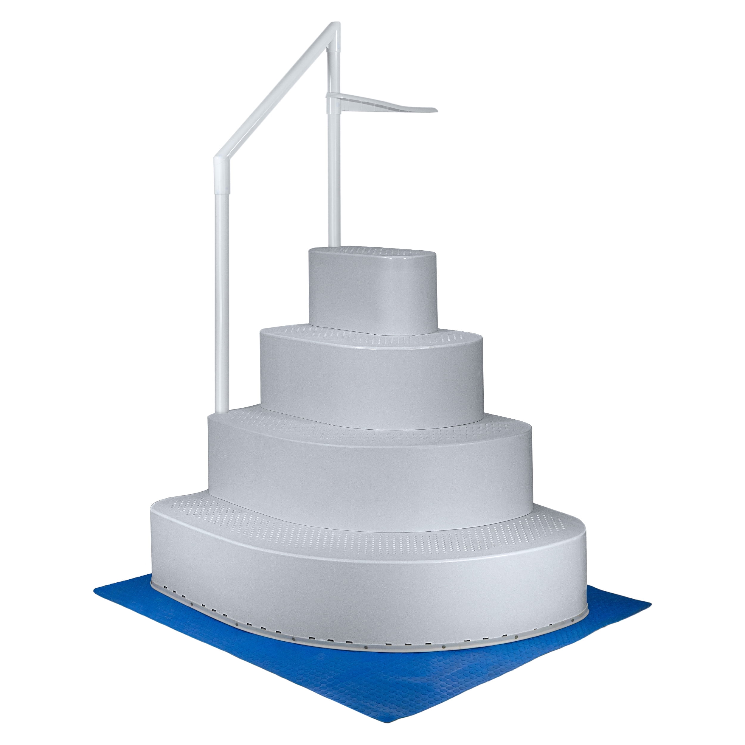 Aqua Select Resin Step in a Box Ultra Sturdy Steps, Gray - Walmart.com